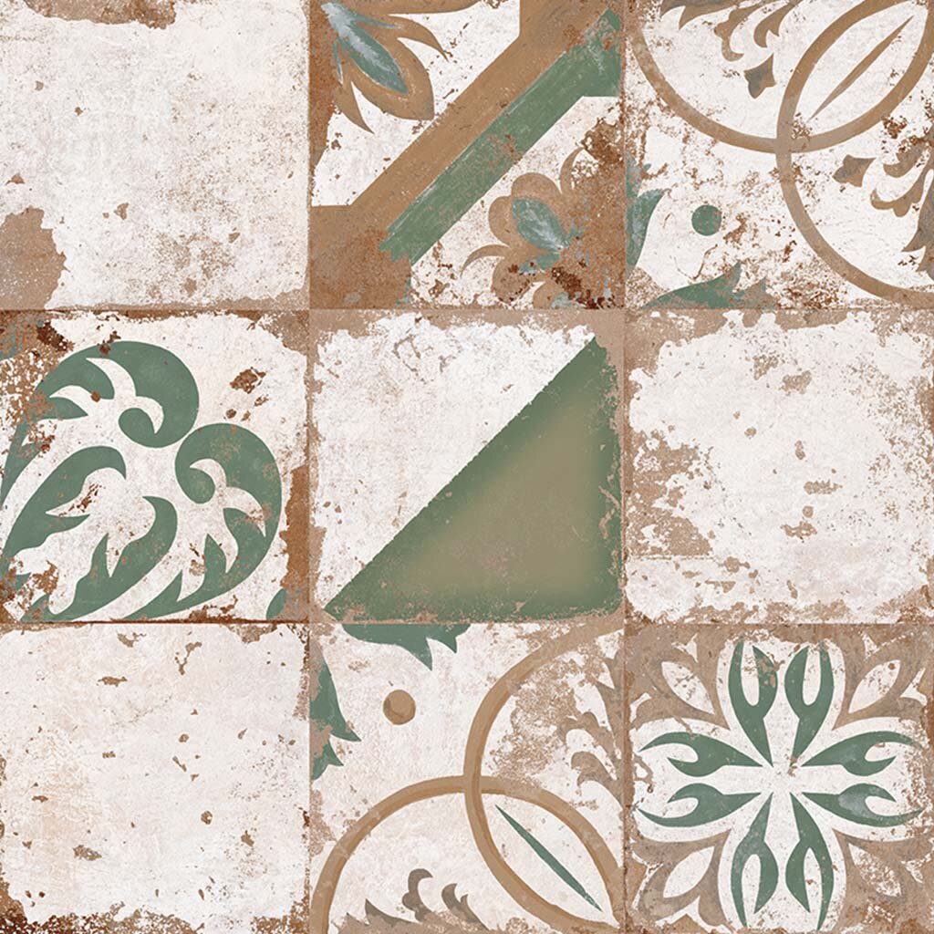 El Molino Керамогранит MEMORY 7 VERDE BRILLO глянц 58x58 10 мм арт. 78901607 (цена за 1 м2)