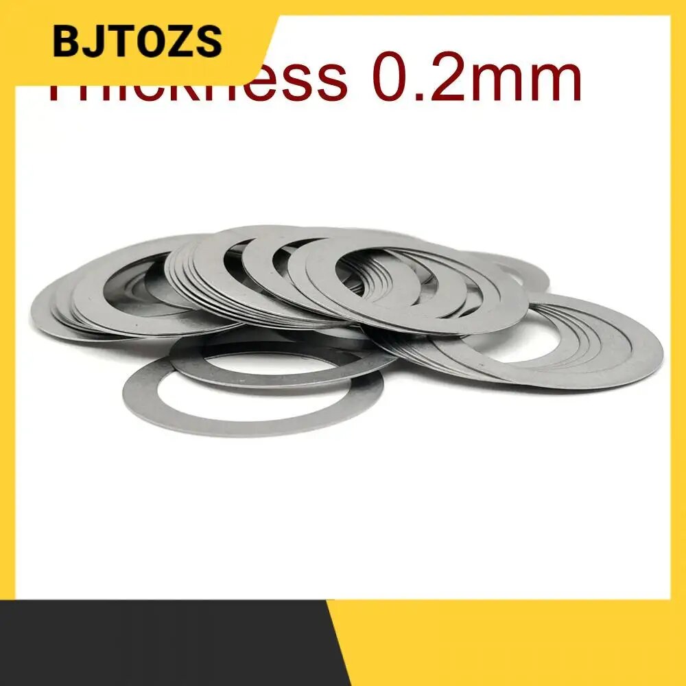 Флуоресцентные шайбы из нержавеющей стали Sus304 0,2 мм 42x52x0.2 (5Pcs)