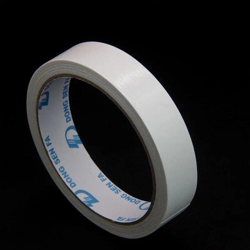 Двусторонняя клейкая лента, ультратонкая белая прочная лента, наклейка для домашнего офиса, двусторонняя лента, липкая бумага