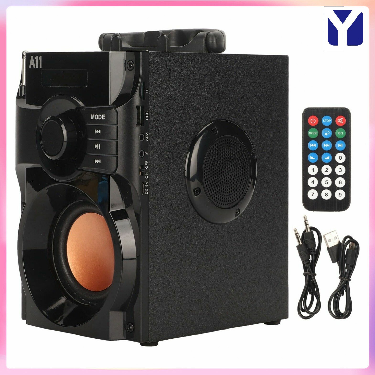 Эксклюзивная портативная акустическая система с сабвуфером обеспечивает беспроводное стерео и насыщенные басы, обладает водонепроницаемым компактным корпусом для вечеринок и путешествий с продолжительностью работы до 12 часов