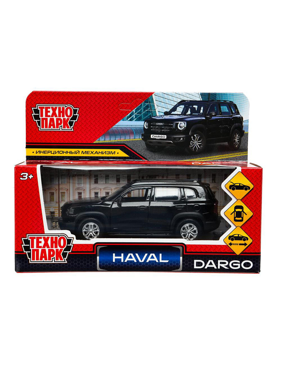 Технопарк Машина Haval Dargo 12 см черный металл DАRGО-12-ВК с 3 лет
