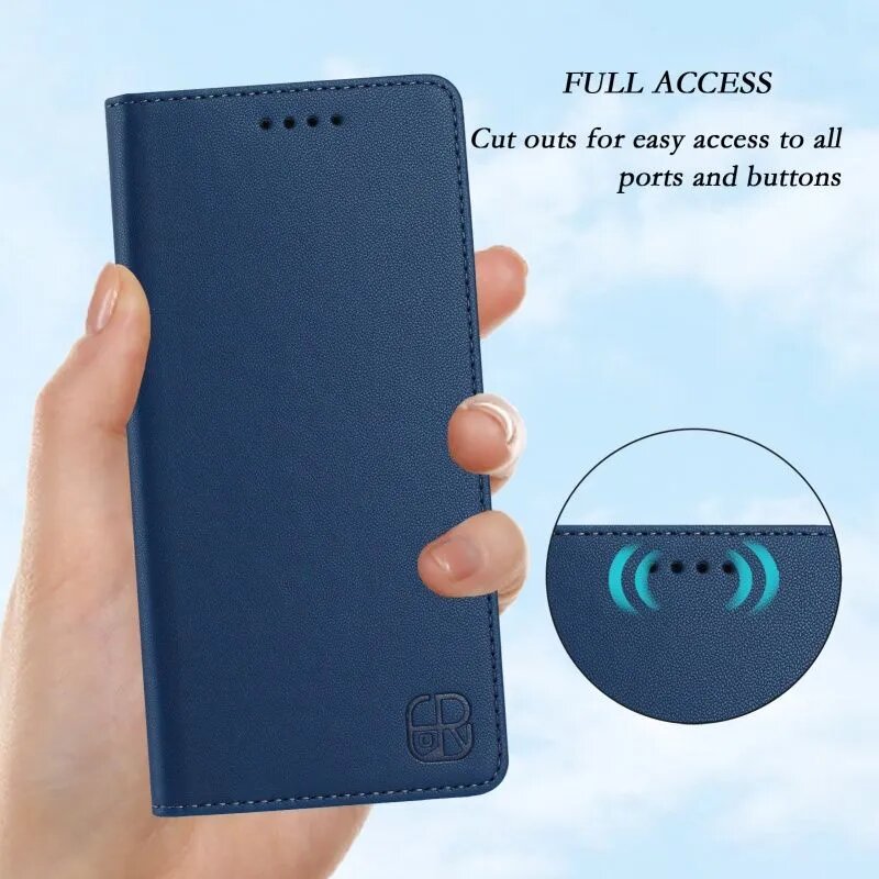 Чехол книжка для Xiaomi Poco X8 Pro Max / Поко X8 Про Max с блокировкой RFID флип складной защитный чехол