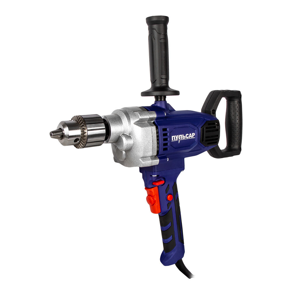 Дрель сетевая безударная пульсар ДЭ 1600 1600Вт 0-450 об/мин 16 патрон коробка шт