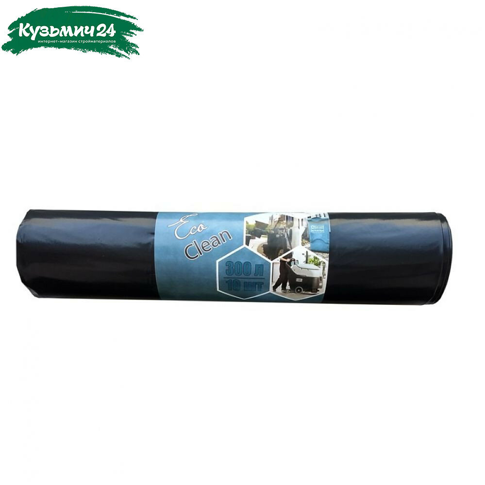 Мешки для мусора Ecoclean 300 л рулон 10 шт, Концепция Быта