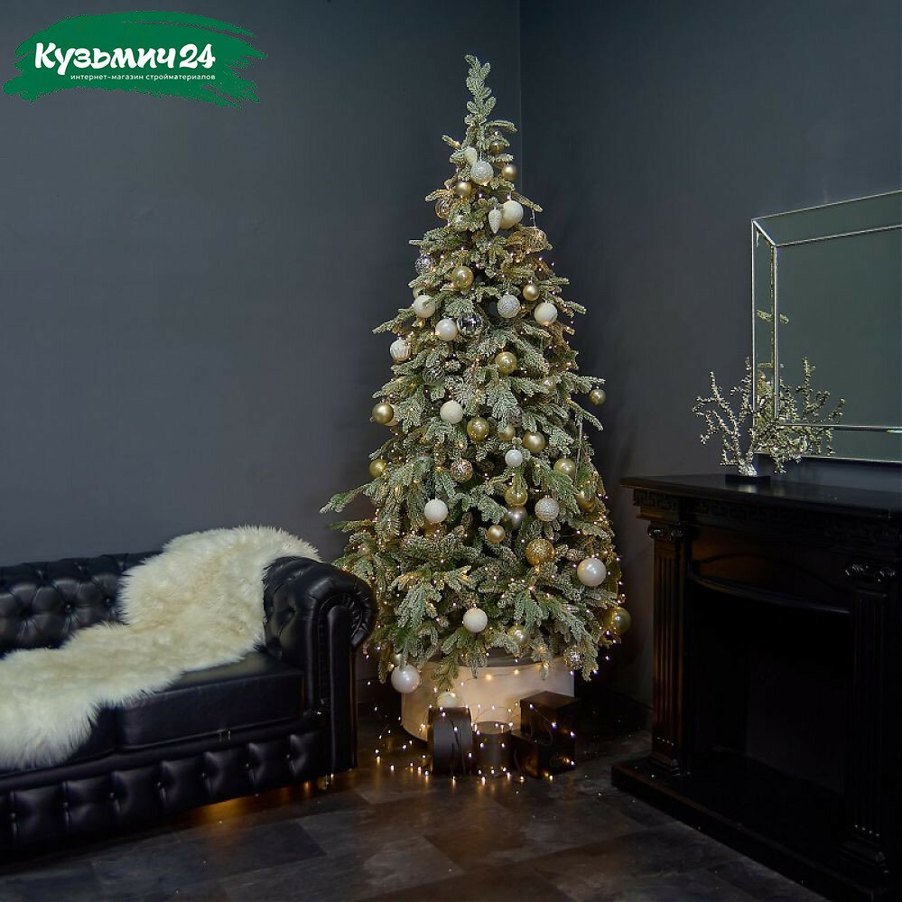 Гирлянда светодиодная Uniel Роса ULD-S10000-1000/DGA warm white, IP20, нить, Теплый свет UL-00012089, 100 м