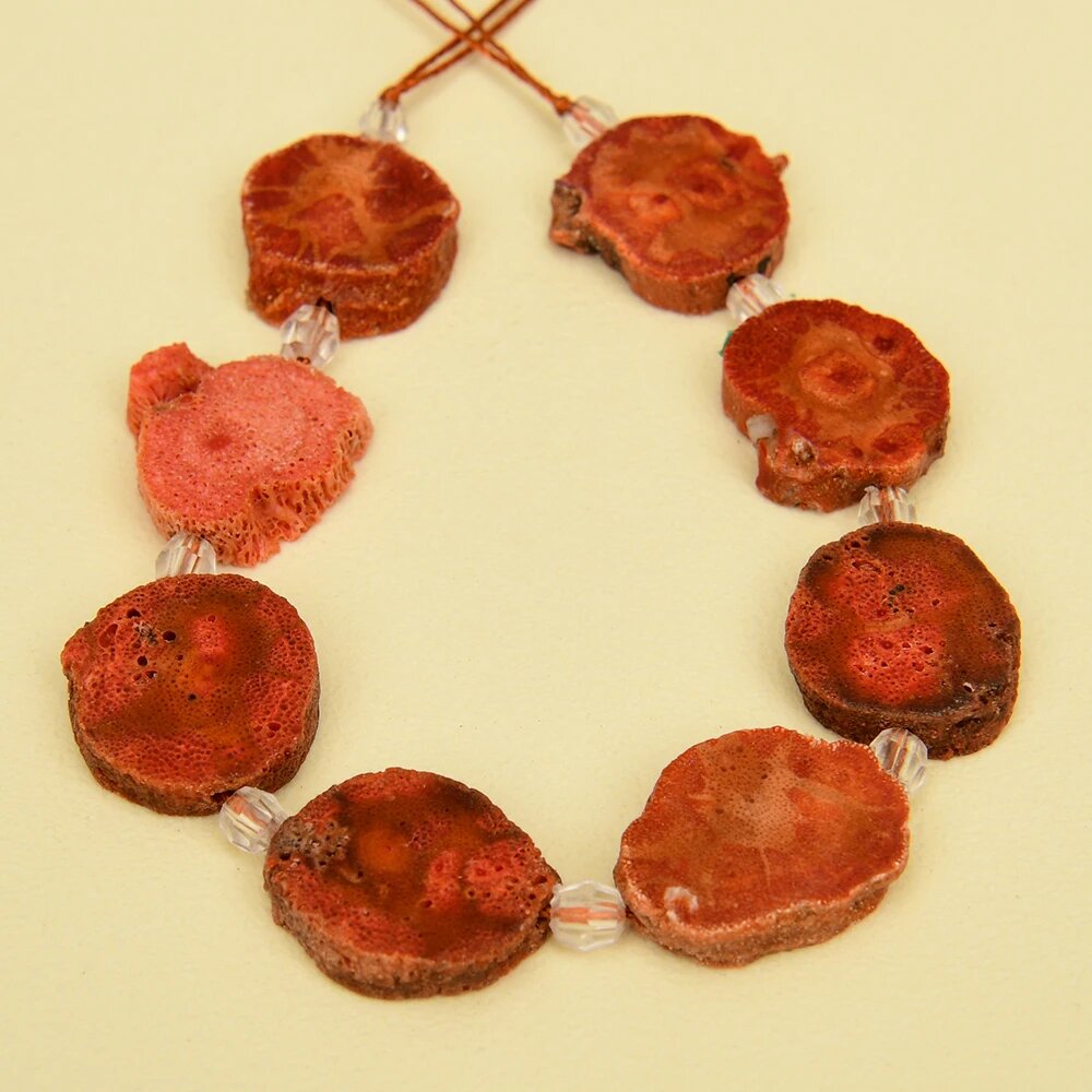 AIPIAODEGUAIGUAI Натуральный коралл бусины 8 дюймов