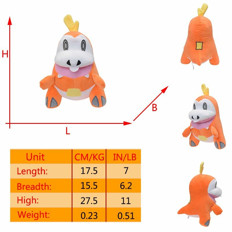 Покемон Плюшевые Мягкие игрушки кукла Pokemon / Sprigatito 23.5 cm