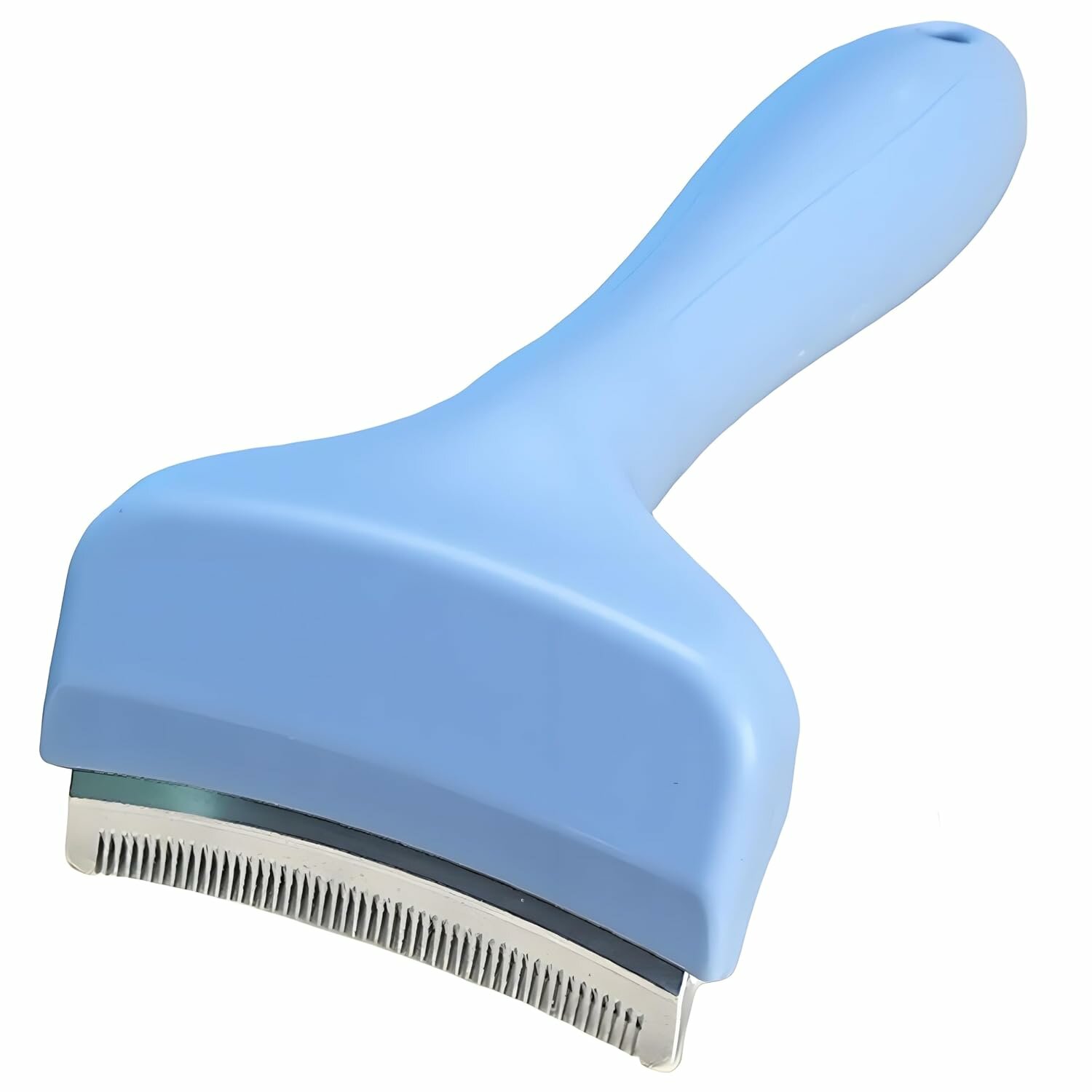 DINGXIAN Расческа для вычесывания шерсти собак короткошерстных пород, нержавеющая сталь, эргономичная ручка, эффективное удаление подшерстка