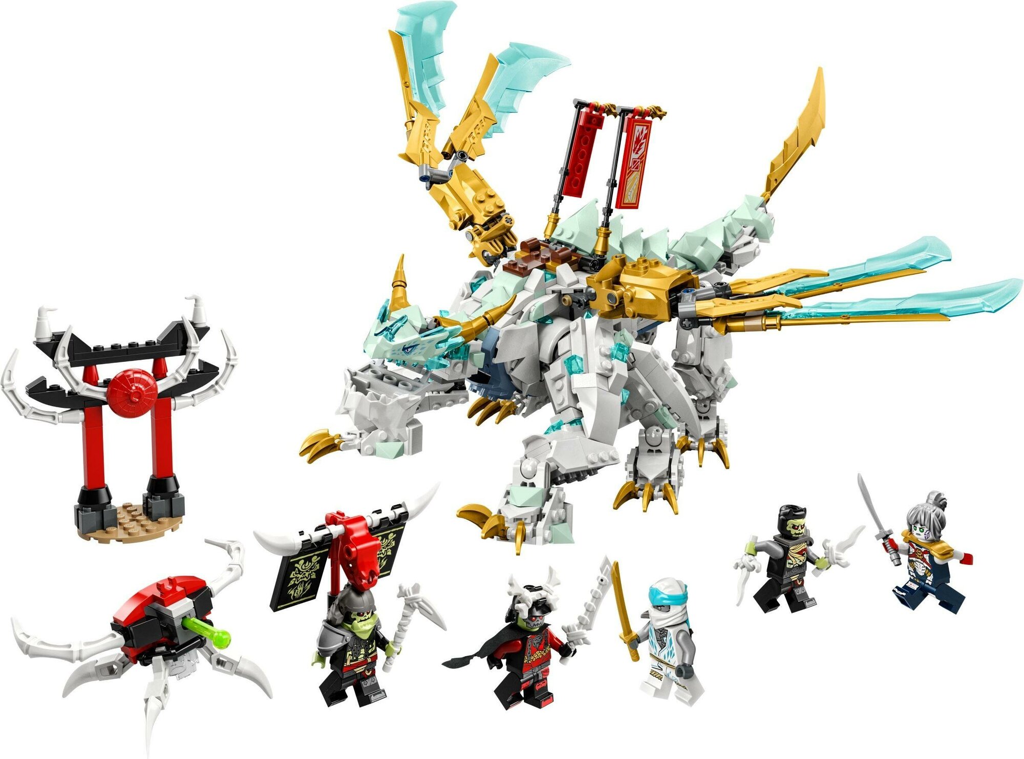Конструктор LEGO Лего 71786 Ледяной дракон Зейна