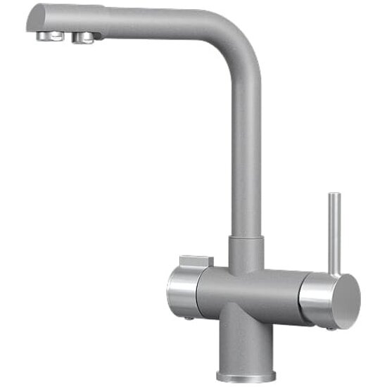 Смеситель для кухни Granula (5008, нерж) с подключением к фильтру для питьевой воды