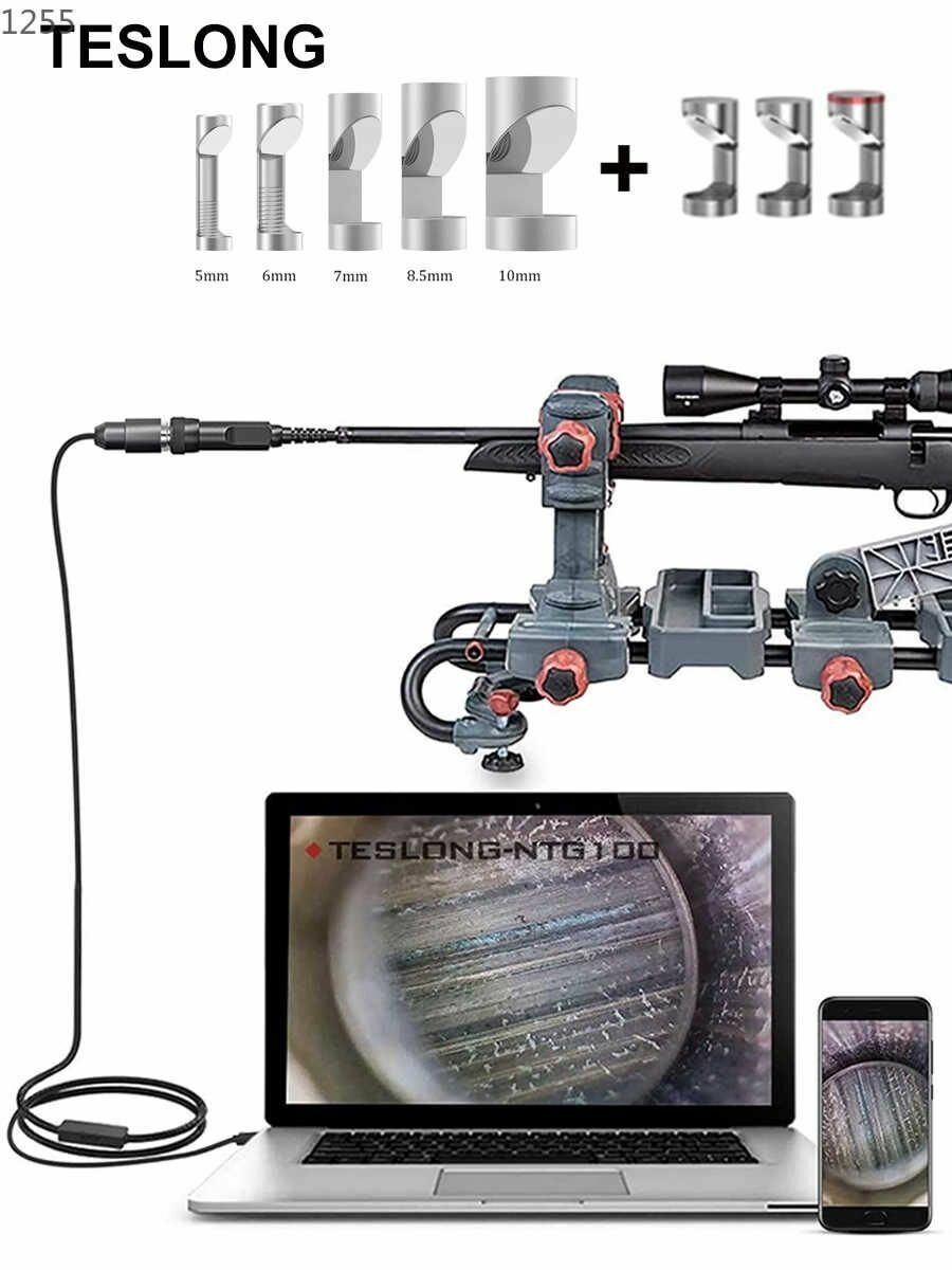 TESLONG NTG100 5 мм объектив винтовка эндоскоп камера +5pcs боковое зеркало /120 см11