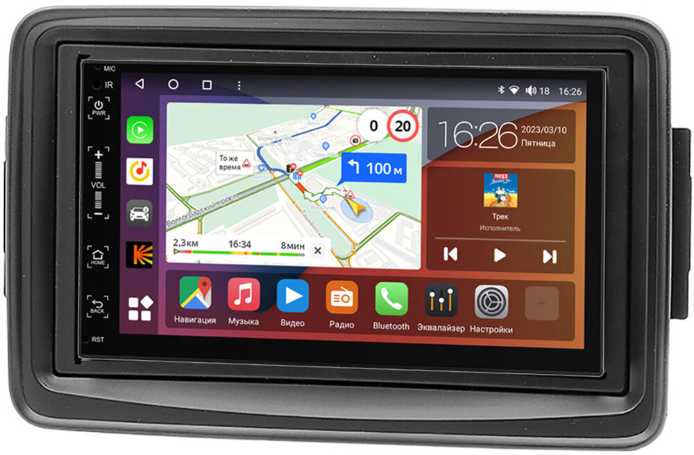 Штатная магнитола Honda Vezel 2013-2021 (матовая) Canbox H-Line 5513-RP-11-565-269 Android 10 (4G-SIM, 4/64, DSP, IPS)