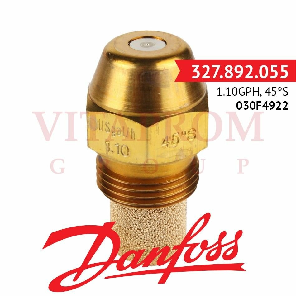 Форсунка Danfoss 1.10GPH, 45S, 030F4922 — фото 1