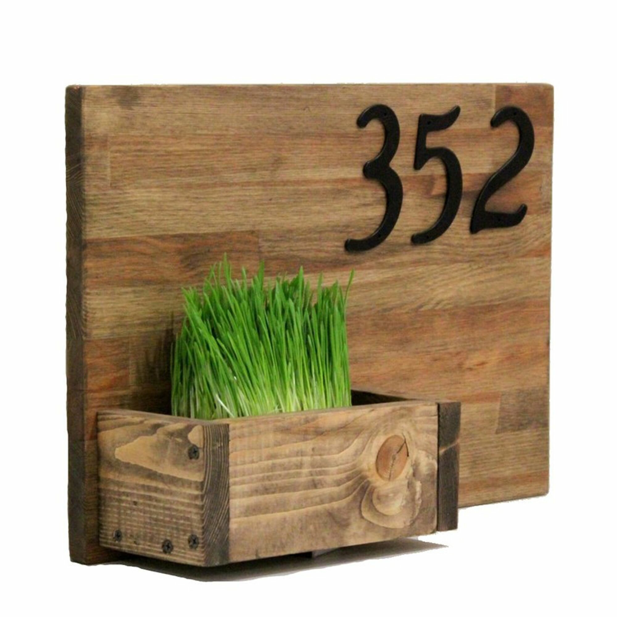 Наружная дверь для квартир и офисов с номером 100 мм, Алюминиевый сплав, Черная, Номер 0