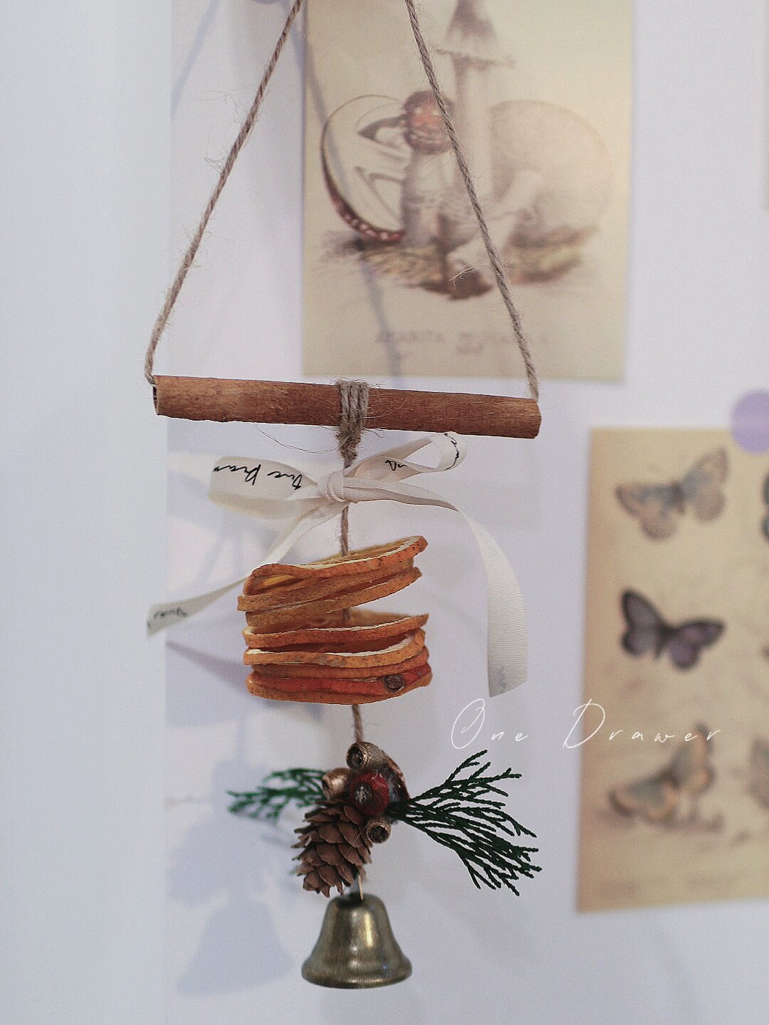 Ящик большой апельсиновый итальянский корица, апельсин, кулон для автомобиля, украшение ручной работы, подарок на день