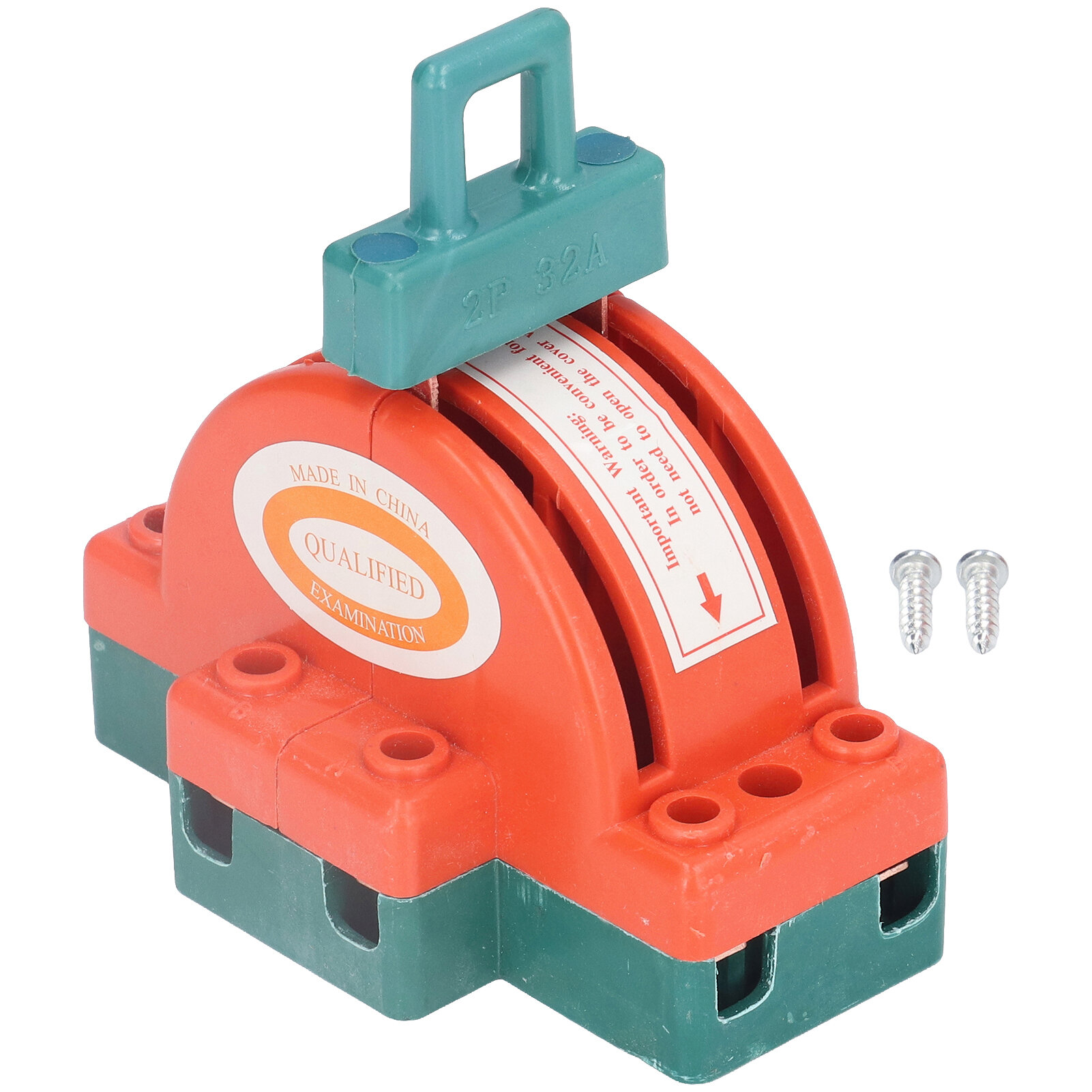 32 А двухполюсный двухпозиционный рубильник с высокой производительностью и надежным соединением. Прочный электрический выключатель для бытовой техники.