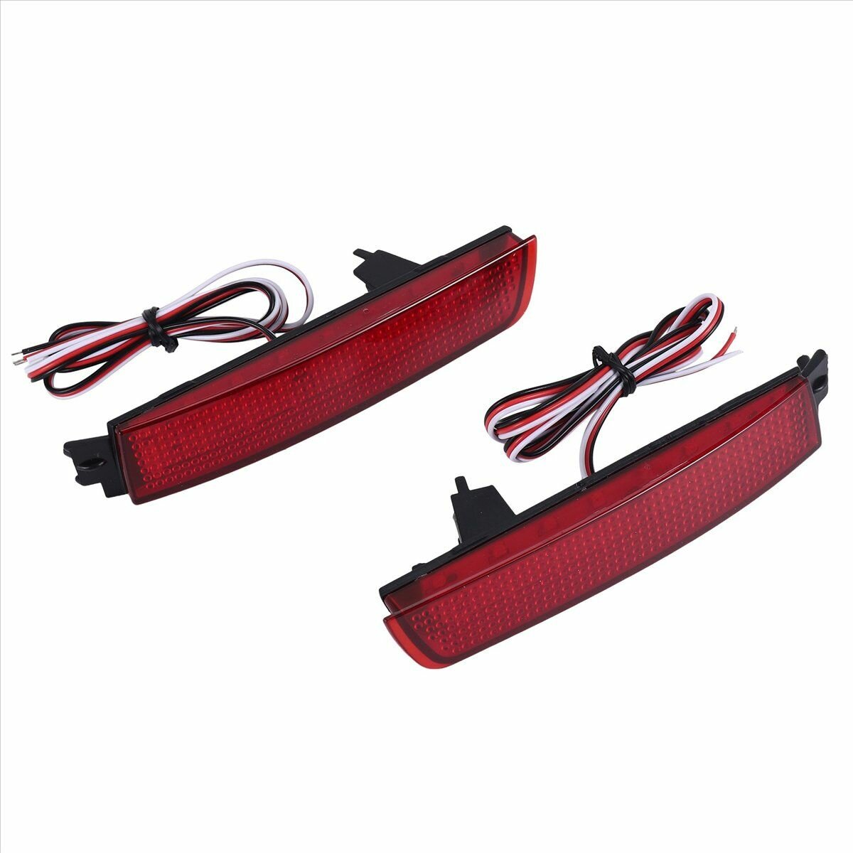 Красный светодиодный рефлектор заднего бампера со светодиодным стоп-сигналом для Nissan