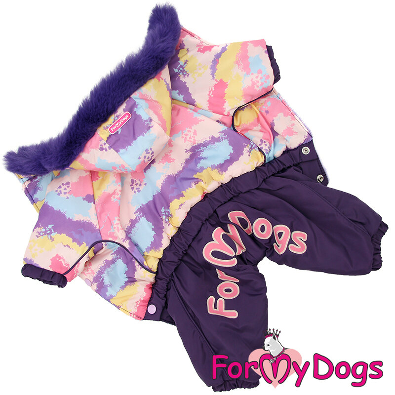 ФМД Комбинезон фиолетово/розовый девочка 8