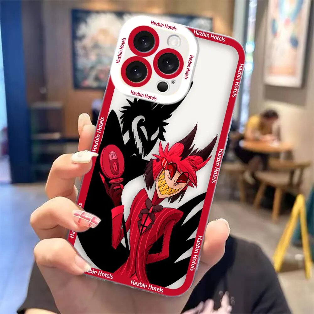 Чехол для телефона с аниме H-Hazbin H-Hotels для Infinix HOT ZERO 50 40i 40 30I 20I 20S 12 12I TECNO SPARK Go 10 20 20C 30C, прозрачный чехол