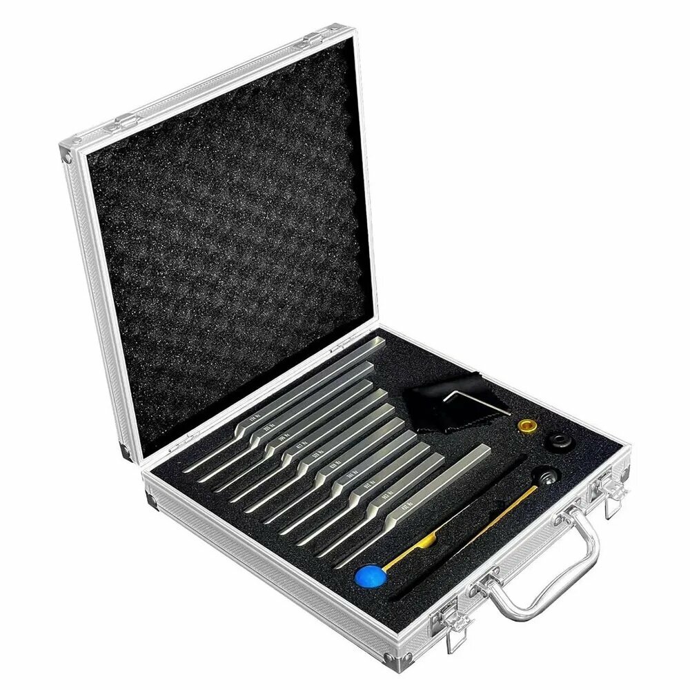 Набор камертонов из 10 предметов, камертоны для звуковой лечебной терапии