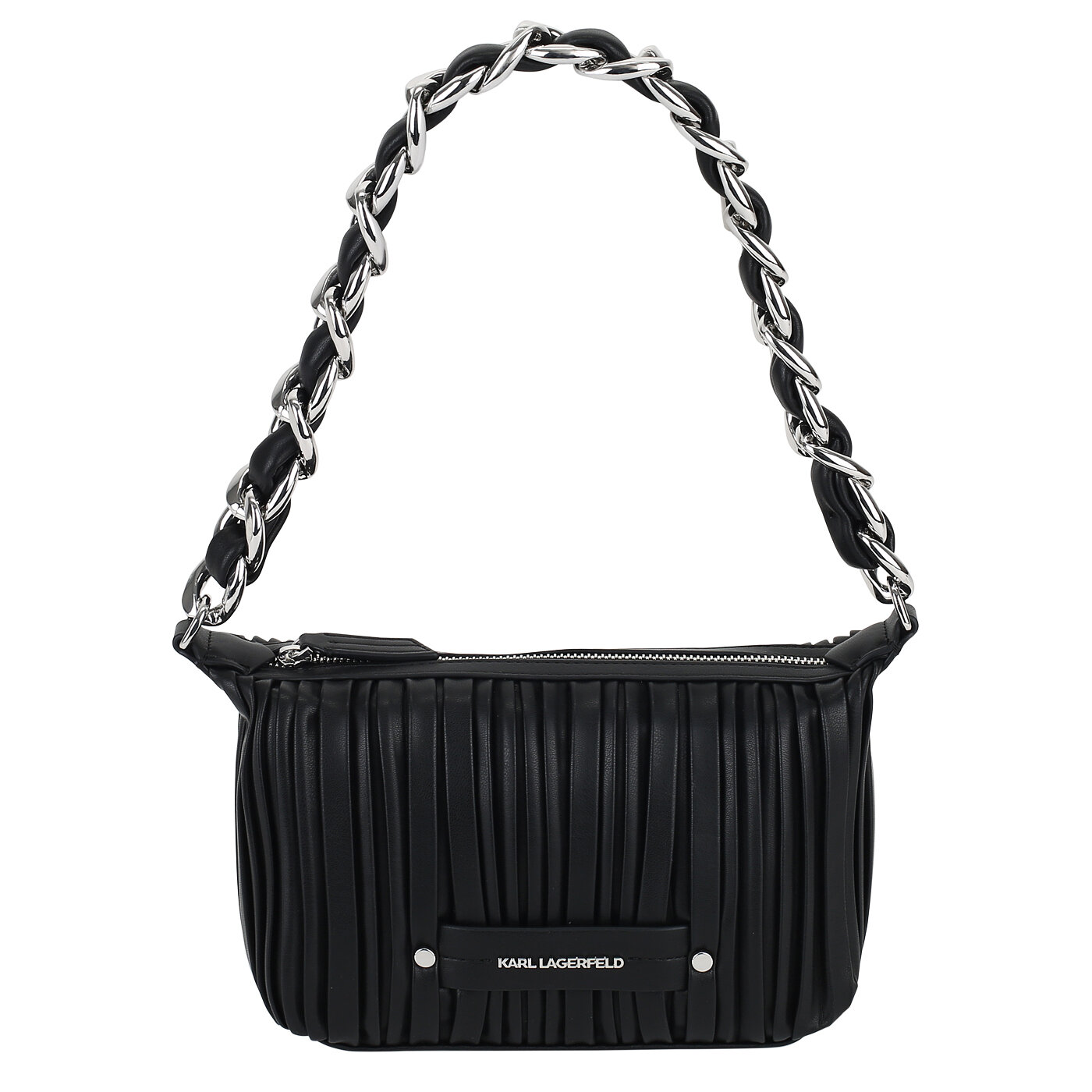 Сумка кросс-боди "K/KUSHION CHAIN SM SHOULDER BAG" черная
