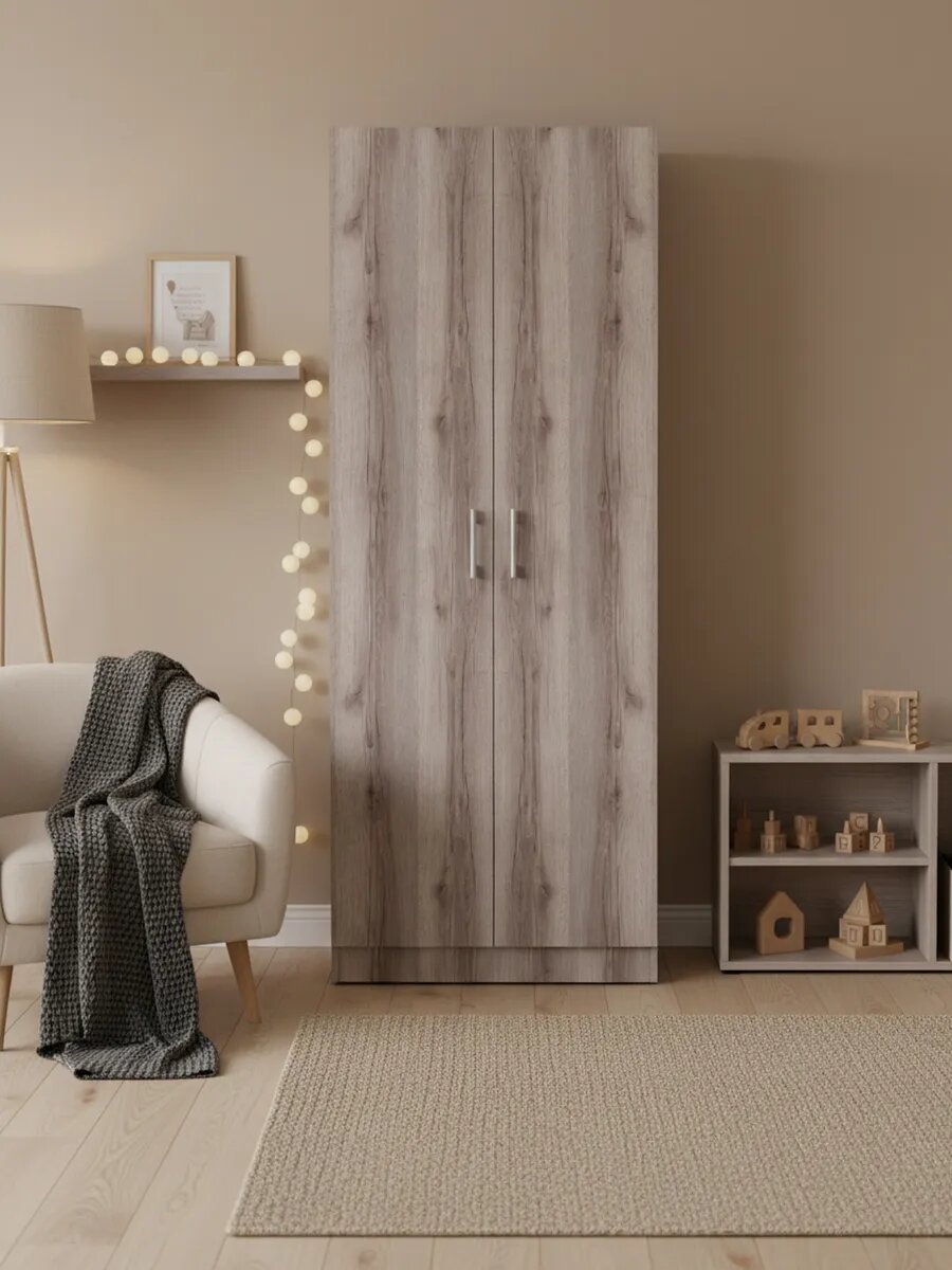 Шкаф FRESTER для одежды распашной в спальню на балкон с полками, от производителя