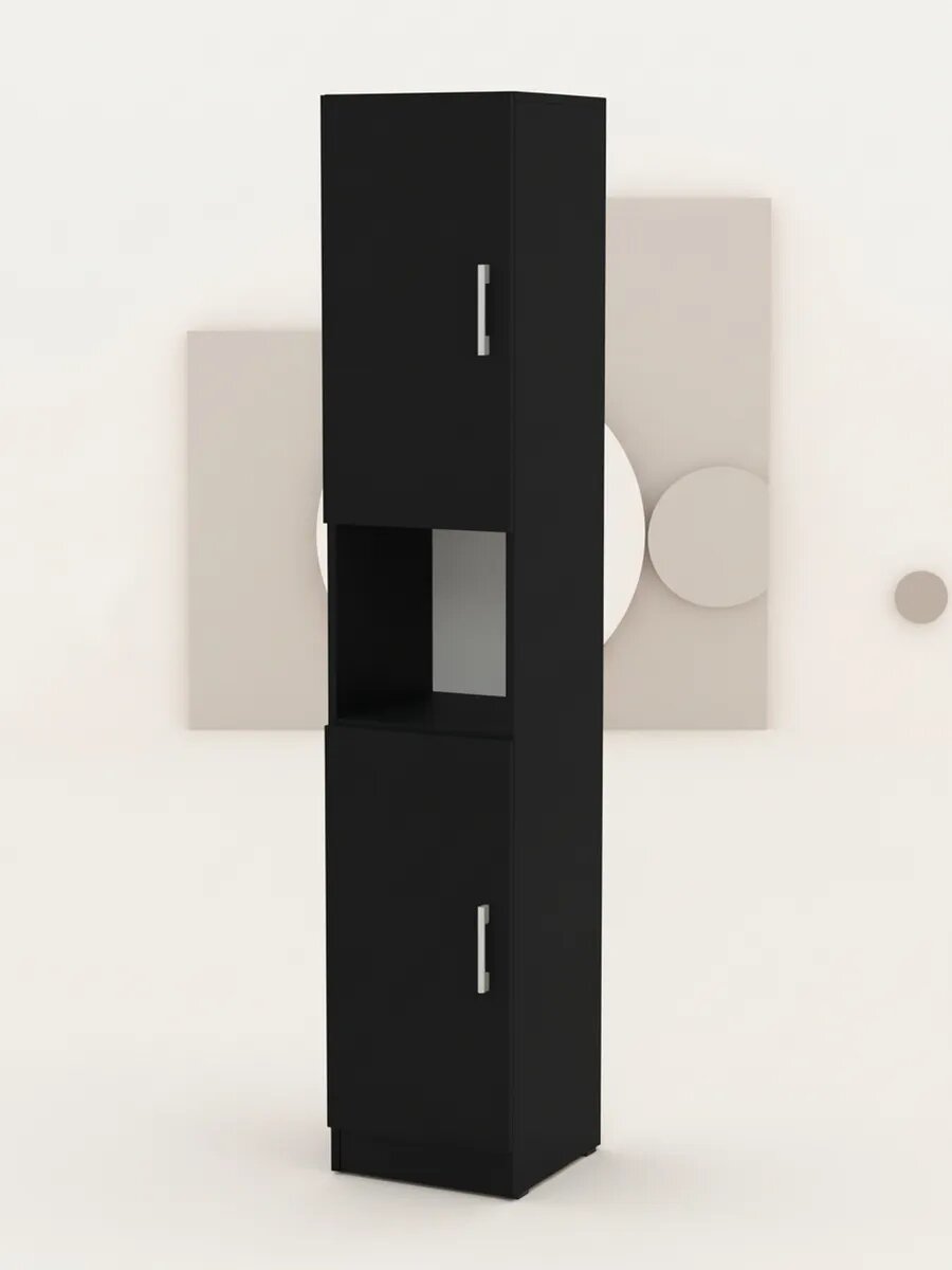 В спальню распашной шкаф пенал FRESTER с полками для одежды, от производителя