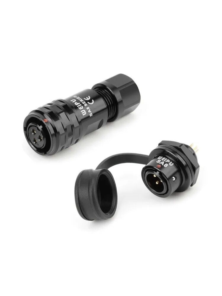 WEIPU SA8 3pin set Коннектор Розетка и Вилка