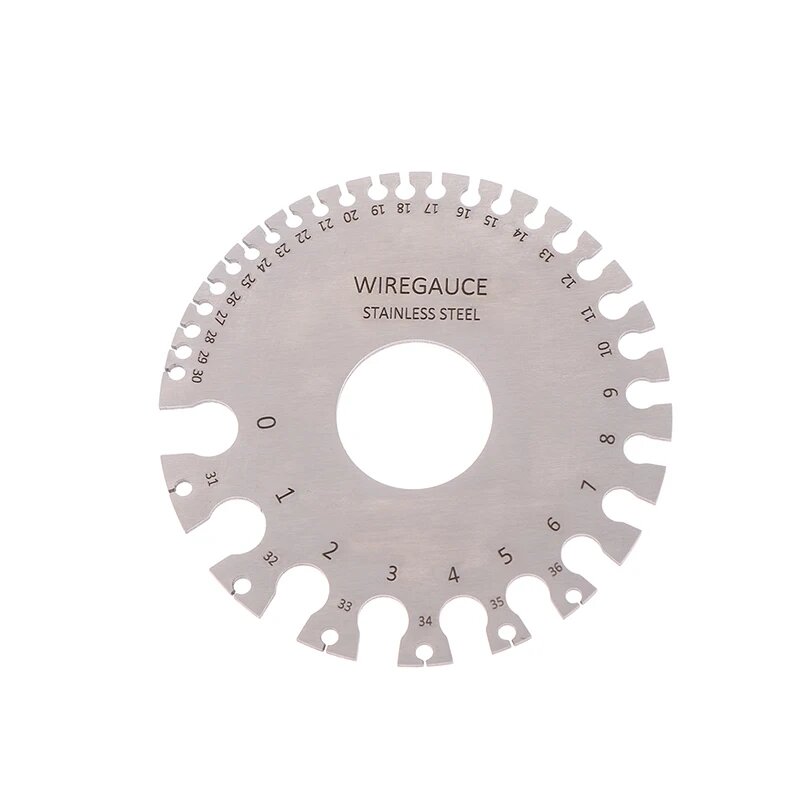 Линейка толщины проволоки из нержавеющей стали 0-36 AWG/SWG A