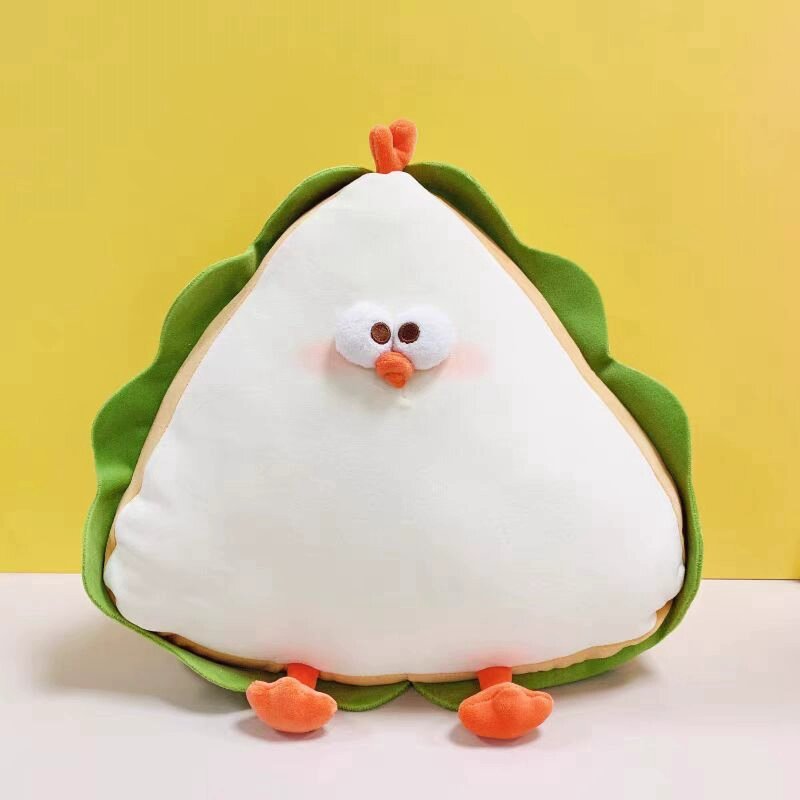 Мягкая игрушка Курица-Сэндвич, 30 см, Мягкая подушка для девочек, Подарок на праздник