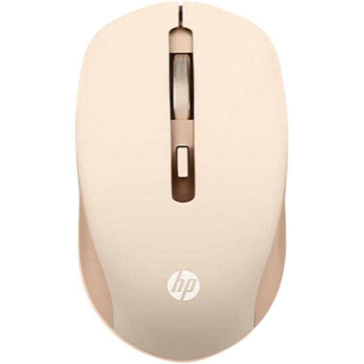 Беспроводная мышь HP HUIPU S1000 Wireless Version, milk tea, Official Standard+Extra Large Gaming Mouse Pad