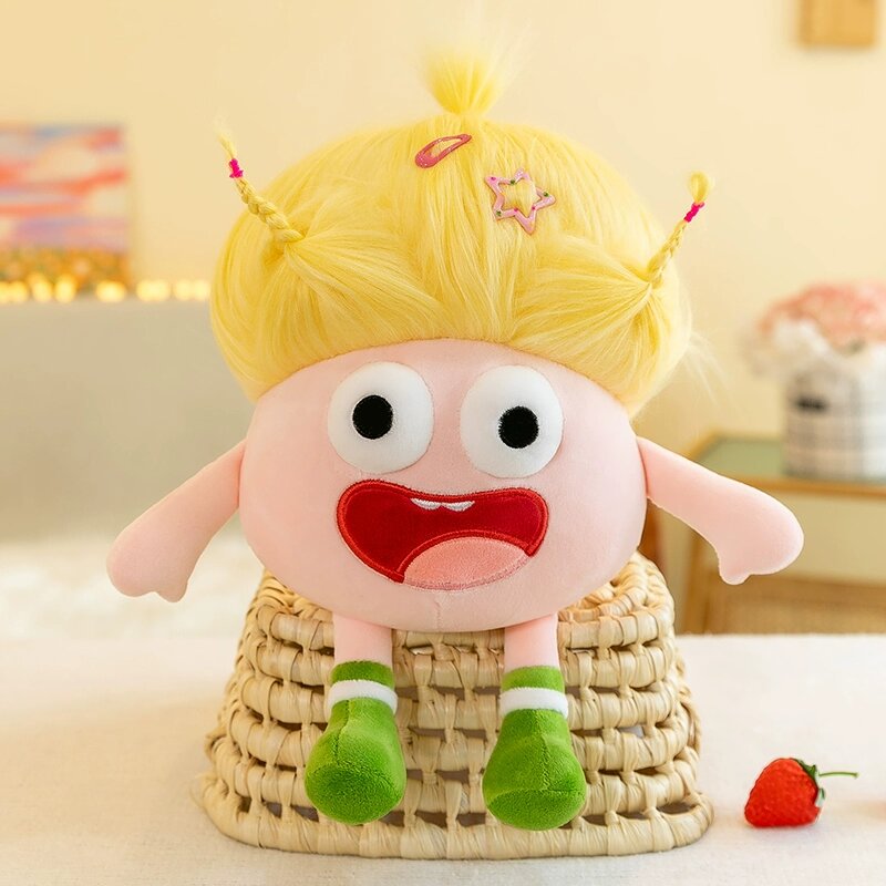 Дофамин выпуклая сумасшедшая малыш ins уродливая прическа своими руками комфортная кукла плюшевая игрушка кукла