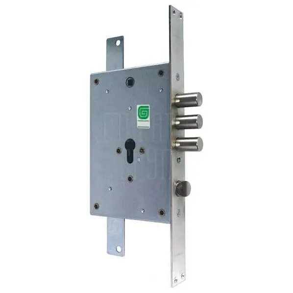 Корпус Guardian (Гардиан) врезного замка с защёлкой ЗВ 22.12 Т с тягами /123:129/ никель