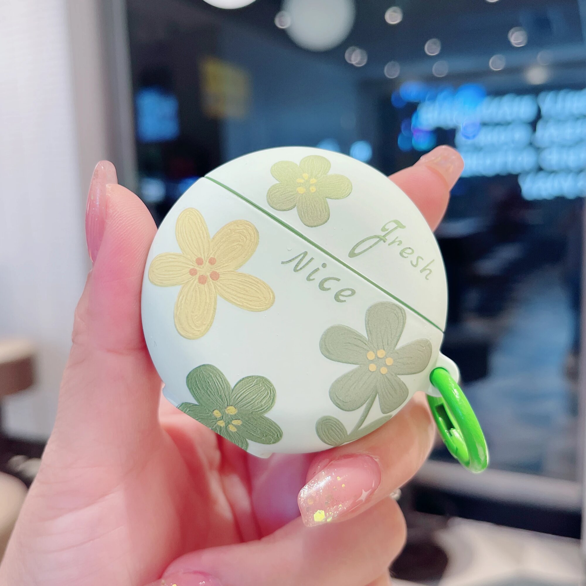 Жесткий чехол для Huawei Freebuds с цветочным принтом Freebuds 5i