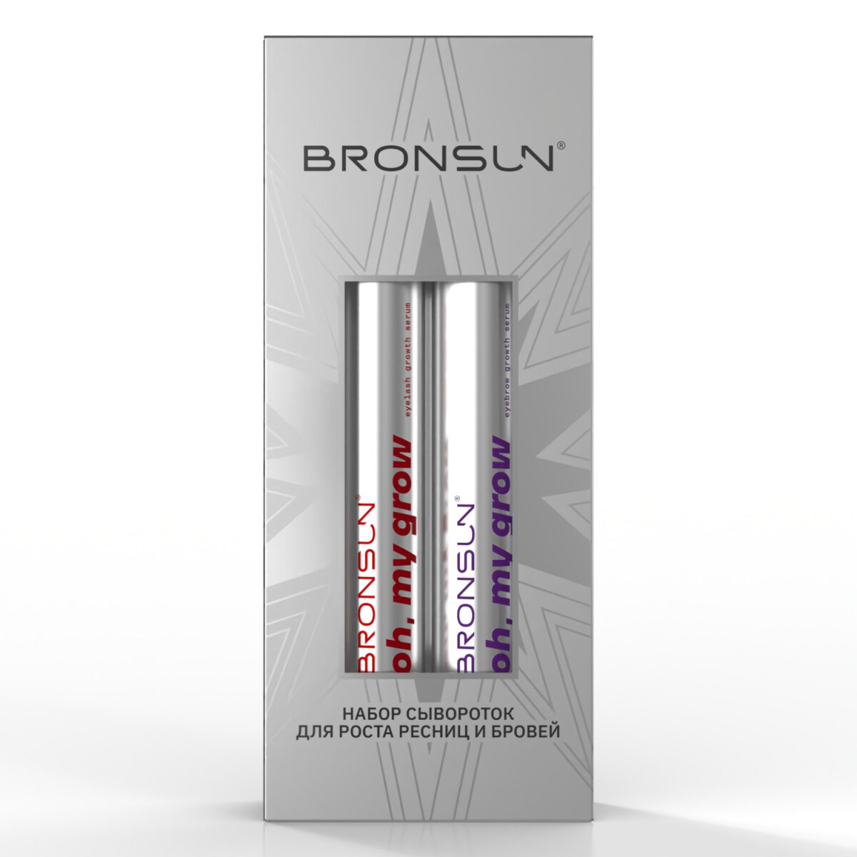 Набор сывороток для роста ресниц и бровей BRONSUN