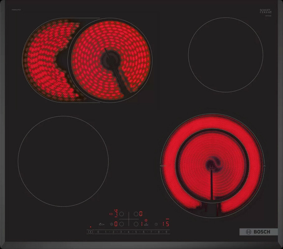 Электрическая варочная панель Bosch Serie 6 PKN651FP2E черный