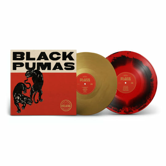 Black Pumas - Black Pumas - Deluxe Red/Black Blob 2LP - 2021 - новая виниловая пластинка