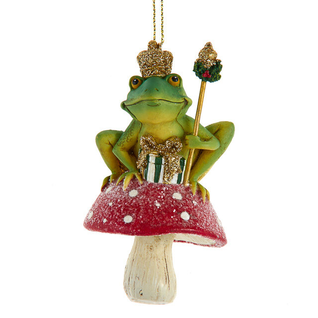 Елочная игрушка Лягушка - Царевна Жабель 10 см, Kurts Adler, E1047