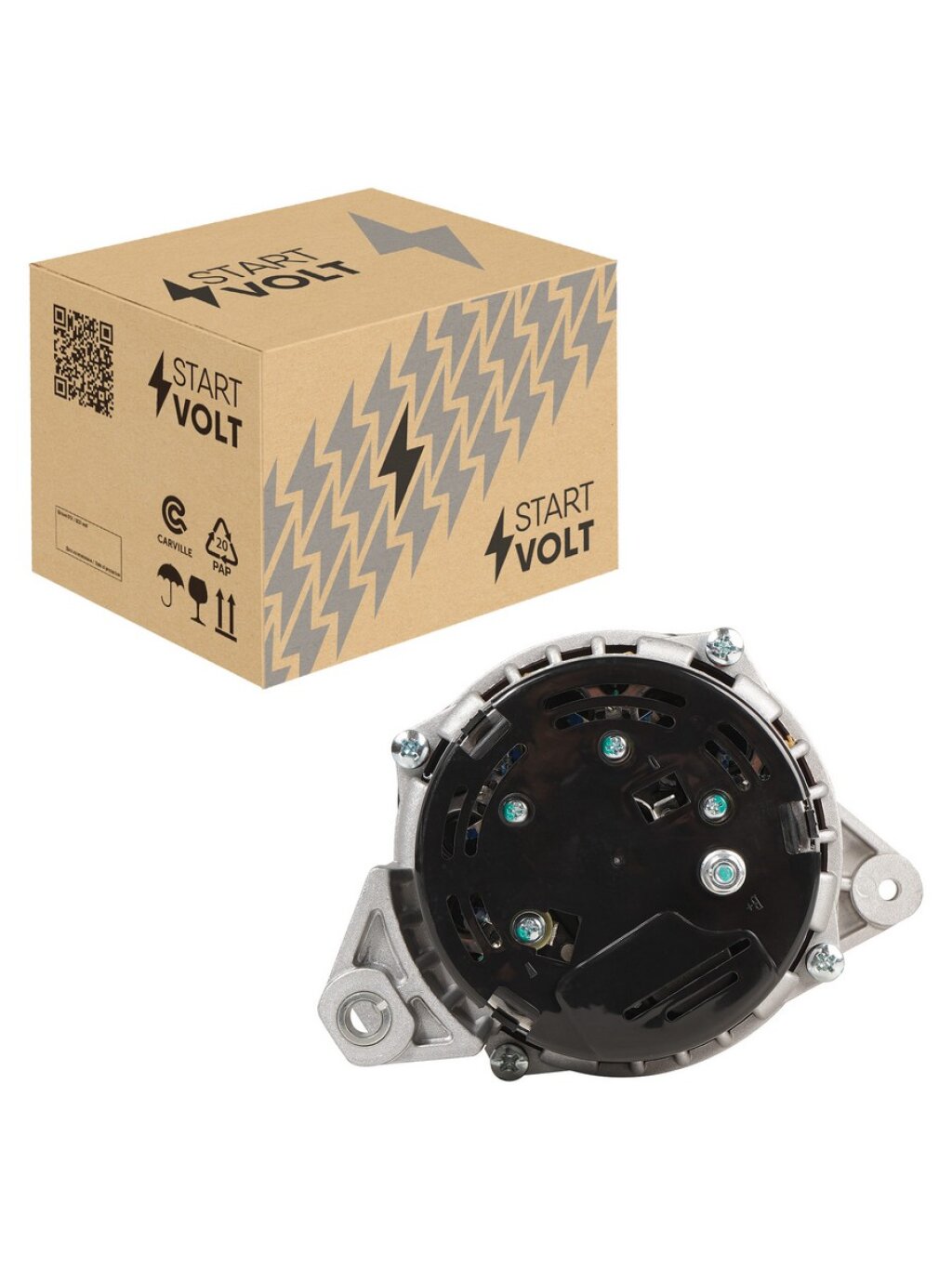 Генератор для а/м ГАЗ 33081, 33086, 3309 дв. ММЗ Д-245.1 (35A) "STARTVOLT"