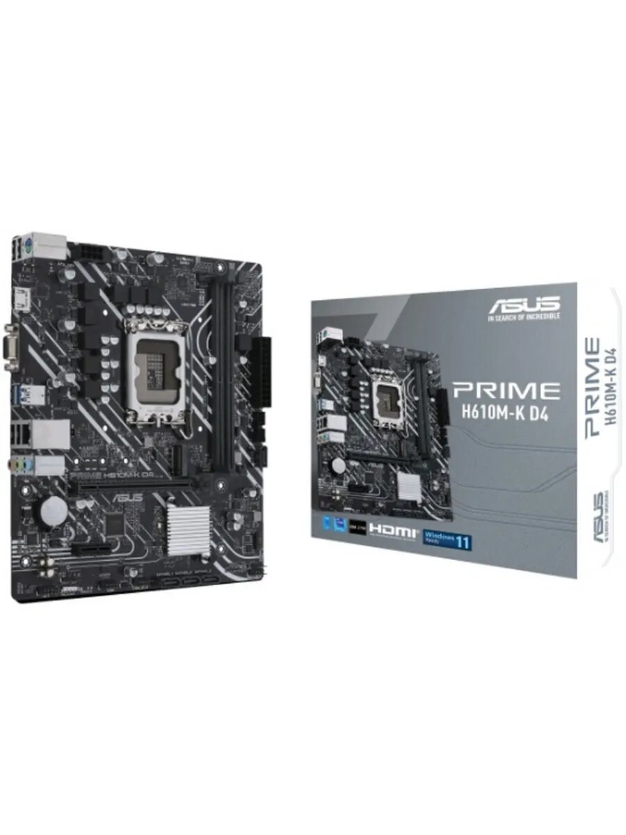 Материнская плата PRIME H610M-K D4 (LGA1700, mATX)