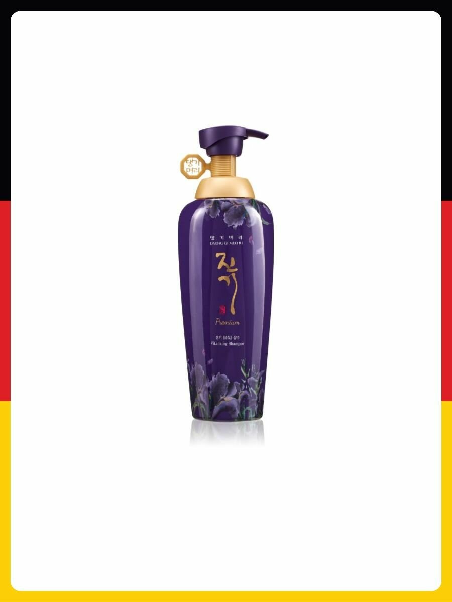 Шампунь для волос Daeng Gi Meo Ri Jin Gi Premium Vitalizing Shampoo renewing shampoo for severely damaged thin hair to stimulate hair growth, 500 мл