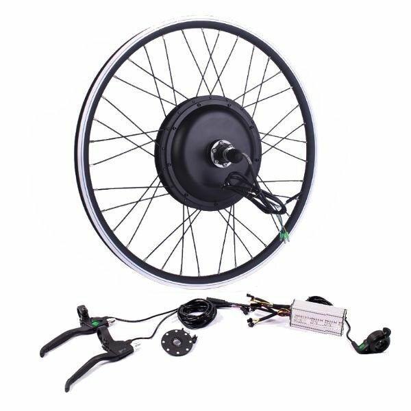 Мотор-колесо прямой привод 1500Вт, зад. 26", KT LCD 3 36В/48В, набор (КТ-DDK)