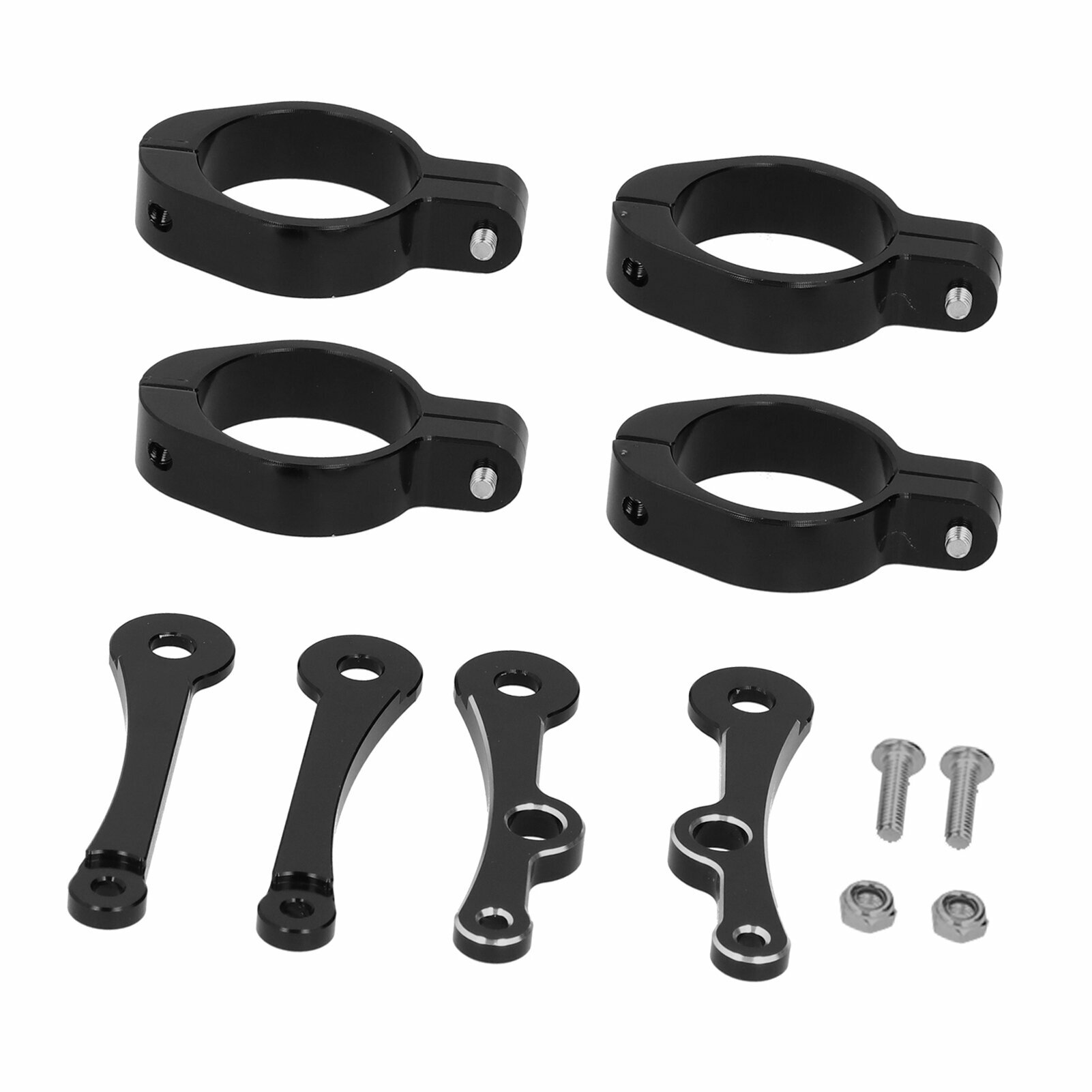 Мотоцикл Фара -кронштейн с ЧПУ алюминиевый передний зажим для крепления для 1,5 дюйма 1,6 дюйма вилочной трубки