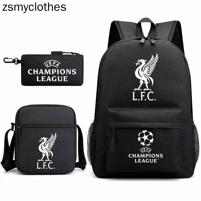 Рюкзак школьный футбол Liverpool F.C. для детей и студентов с пеналом и плечевым ремнем