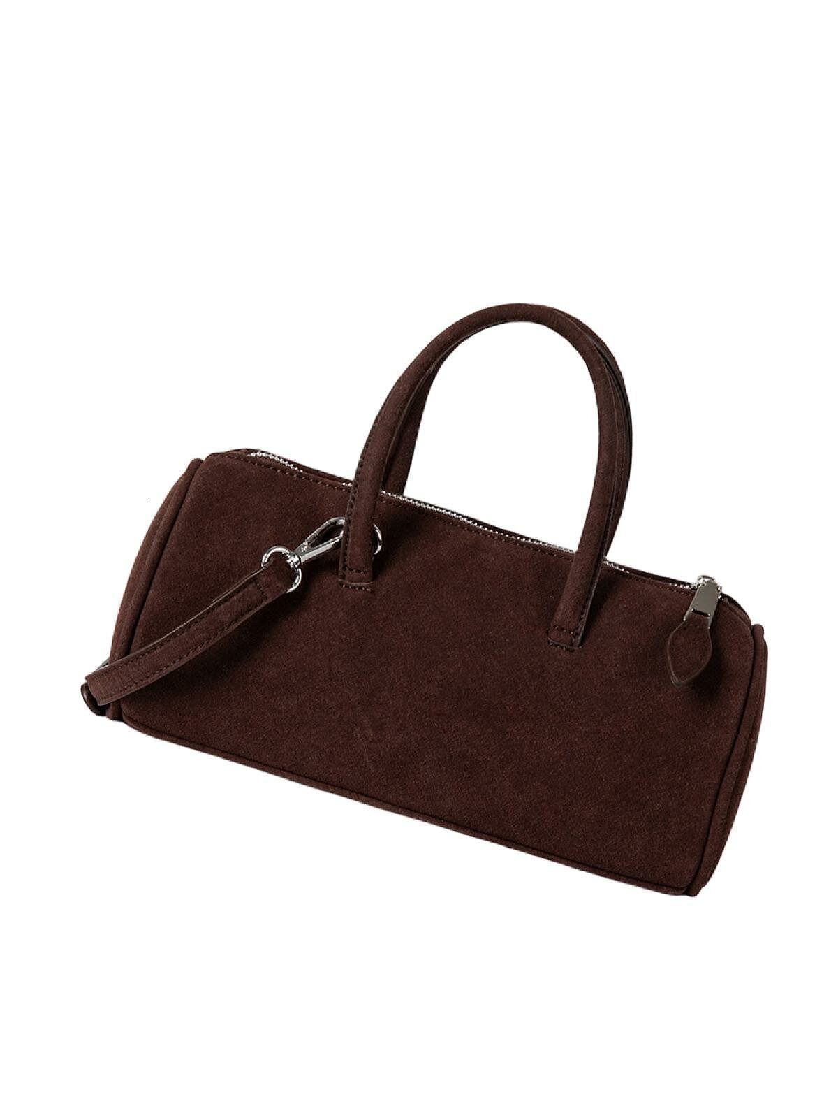 Стильная сумка с дизайном подушки, повседневная Suedes, трансформируемая через плечо или ручная переноска, легкие сумки через плечо для повседневного использования