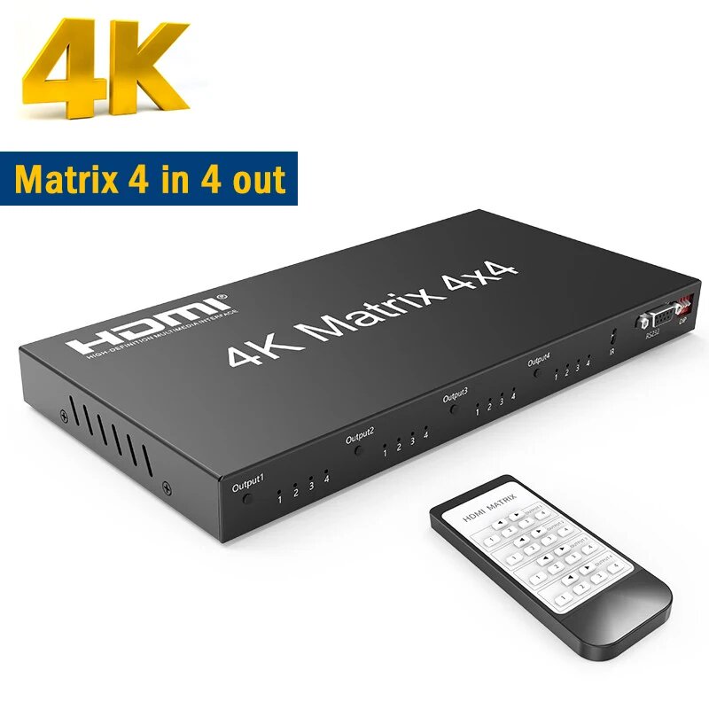 HDMI матричный переключатель Konsenda 4x4 with AU Plug