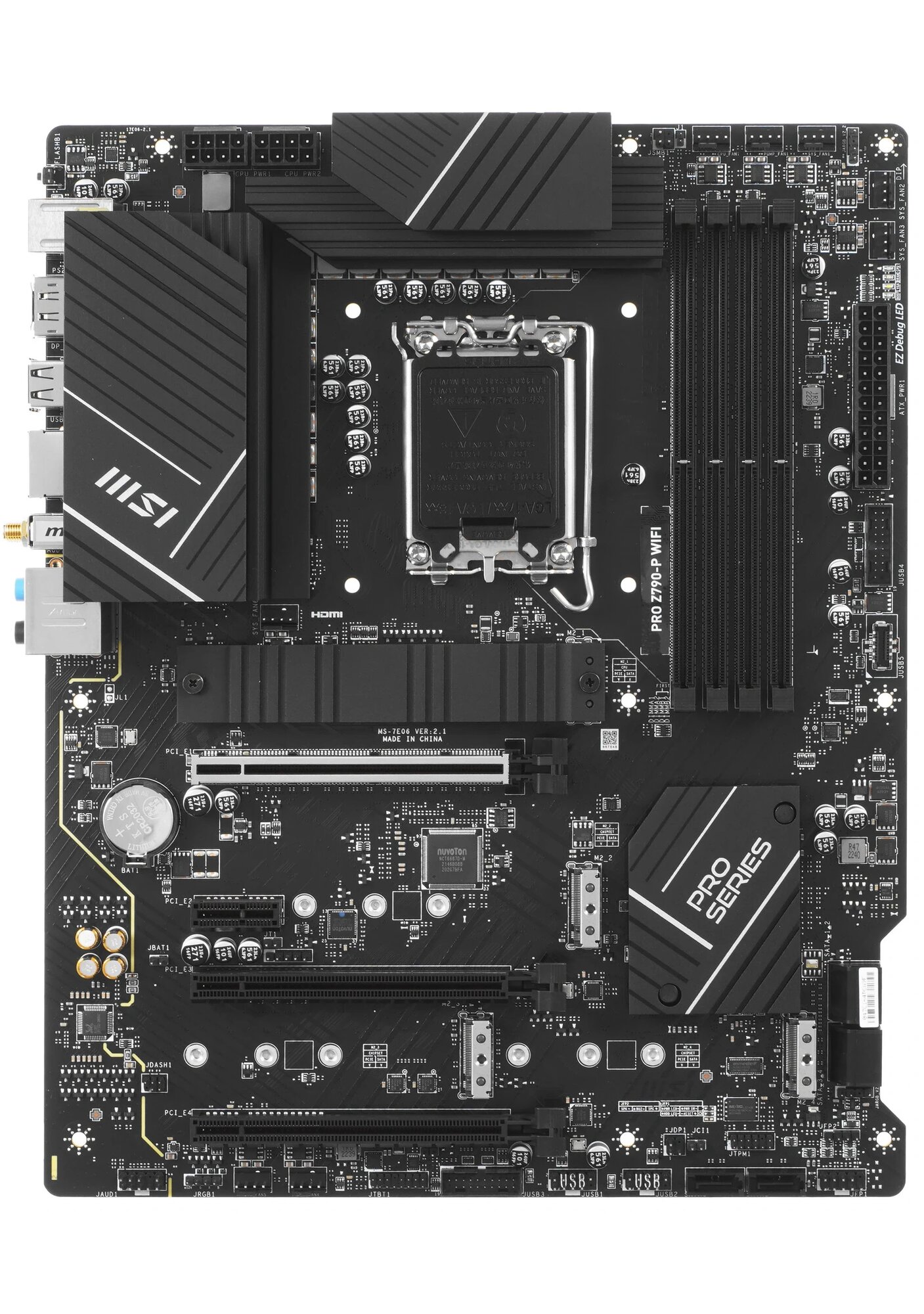 Материнская плата ATX MSI PRO Z790-P WIFI, LGA 1700, DDR5 х4