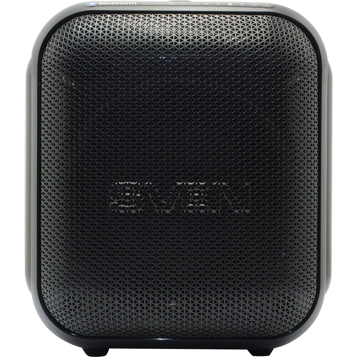 Колонка SVEN PS-880 Black (110W, Bluetooth, NFC, USB, microSD, FM, ПДУ, Li-Ion)