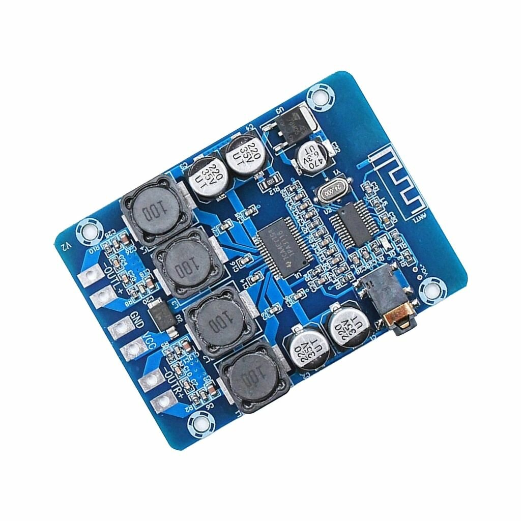 Цифровой усилитель звука 45Вт x 2 с Bluetooth и AUX