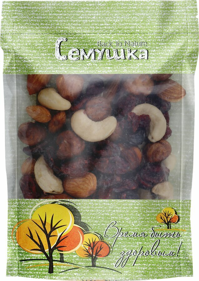 Смесь ореховая семушка с клюквой, 120г